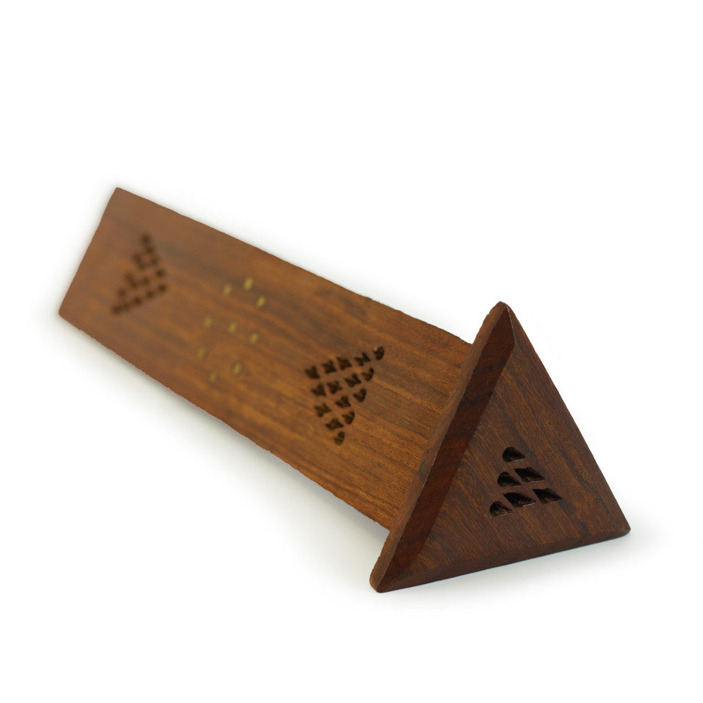 Triangle Wooden Tower Incense Burner - Wholesale and Retail by Prabhuji ...