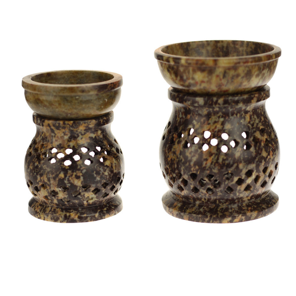 Oil Diffuser - Wholesale and Retail - Natural Soapstone Oil Burner Jali ...